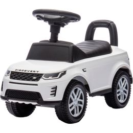 Jamara Kinder Rutscherauto "Land Rover Discovery 2in1"weiß, Kunststoff, B:28cm H:42cm T:65,5cm, Rutschautos, mit Hupe
