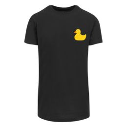 F4NT4STIC Herren T-Shirt "Yellow Rubber Duck LONG", schwarz, Gr. XXL, Obermaterial: 100% Baumwolle, Shirts, Print