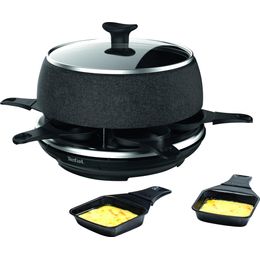 Tefal Raclette und Fondue-Set "Cheese 'n Co, 6 Raclettepfännchen, 850 W, für 6 Personen", B:35,9cm H:24,4cm T:35,9cm, schwarz, Raclettes,