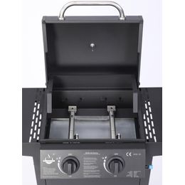 Gasgrill El Fuego, B:94cm H:101,5cm T:51cm, schwarz, Garten, Grills, "San Jose 2 Brenner", mit gusseisernem Grillrost