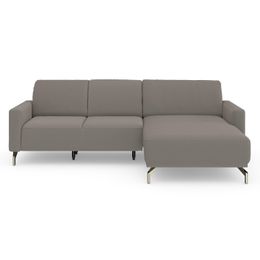 Sit & More Ecksofa SIT & MORE, B:251cm H:84cm T:163cm, braun, Wohnzimmer, Sofas, "Bailando L-Form", wahlweise mit Kopfteilverstellung und Vorziehsitz, motorisch