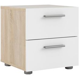 Nachtkommode Inosign, B:40cm H:42,3cm T:40,25cm, braun, Sideboards, "Pepe, Nachttisch, Nachtschrank, Beistelltisch", mit 2 Schubl&auml;den, Breite 40,