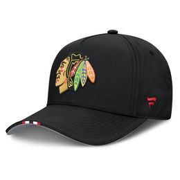 Fanatics Jungen Baseball Cap "Fanatics Cap Chicago Blackhawks NHL Draft 25 Adj. Meshback"schwarz, 70% Polyacryl, 30% Wolle, Caps