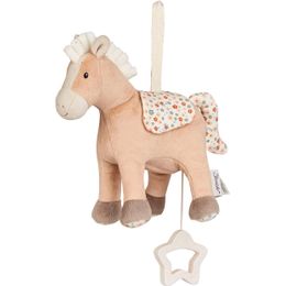 Sterntaler Baby Spieluhr "Pferd Sunny, S", beige, Jersey, Polyester, B:17cm H:17cm T:7,5cm, Spieluhren
