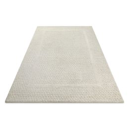 Wollteppich Wecon Home, B:160cm H:15mm L:230cm, beige, Schurwolle, Wohnzimmer, Teppiche, "Hamptons THIRTYFIVE", L&auml;ufer, Schurwolle, Kurzflor, Wohn- &