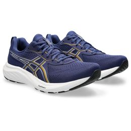 asics Herren Laufschuh "GEL-CONTEND 9", Gr. 45, weiß, Synthetik, Textil, Schuhe, mehr Dämpfung