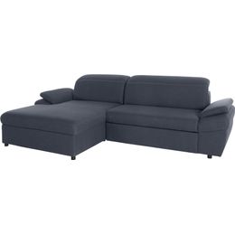 Ecksofa, B:278cm H:98cm T:165cm, grau, exxpo - SOFA FASHION, Wohnzimmer, Sofas, "Kyoto, inkl. Kopfteil- und Armteilverstellung, hoher Sitzkomfort",