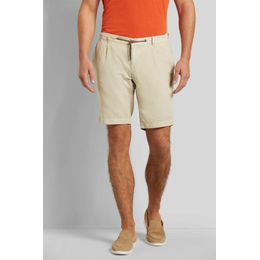 Bugatti Herren Bermudas, beige, Gr. 56, 55% Leinen, 45% Baumwolle, Hosen, in sportlicher Optik