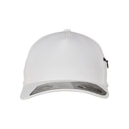 Fitted Cap Flexfit "Flexfit Unisex 110 Pocket", Damen, Gr. onesize, weiß, 98% Polyester, 2% Elasthan, unifarben, Caps