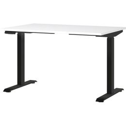 Schreibtisch Germania, B:120cm H:72cm T:80cm, schwarz-wei&szlig;, B&uuml;ro, Tische, "Jet, elektrisch h&ouml;henverstellbar", moderne Farbvariationen, Breite