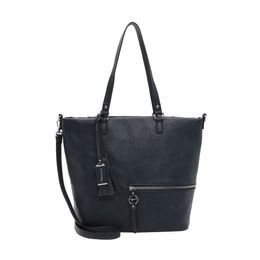 Tamaris Damen Shopper "Shopper TAS Nele", blau, Polyurethan, Taschen