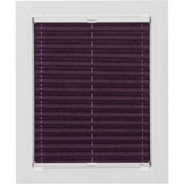 Plissee SUNLINES, B:100cm H:185cm, lila, Obermaterial: 100% Polyester, Wohnzimmer, Plissees, "Start-up Style Crush", geklebt mit Gelenkklebeplatte