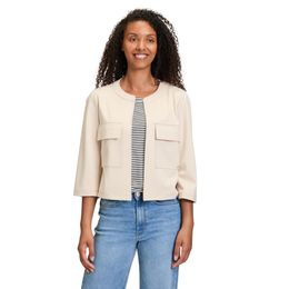 BETTY & CO BETTY & CO Damen Jackenblazer "Damen Casual-Jacke mit Taschen", grau, Gr. 42, Obermaterial: 67% Viskose, 29% Polyester, 4% Elasthan., Blazer, Material