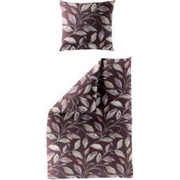 Bettw&auml;sche Bierbaum, rot, Mako-Satin, Obermaterial: 100% Baumwolle, Jugendzimmer, Bettw&auml;sche, "4009", Mako-Satin, 100 % Baumwolle, pflegeleicht,