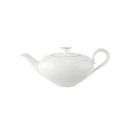 Villeroy & Boch VILLEROY & BOCH Teekanne "Teekanne Anmut Platinum No.1 800 ml weiß", weiß, Kannen