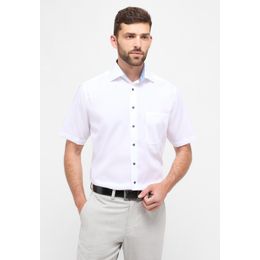 Eterna Herren Kurzarmhemd "COMFORT FIT"wei&szlig;, Gr. 46, Popeline, 100% Baumwolle, Hemden, NON IRON (b&uuml;gelfrei)