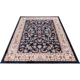 Teppich Obsession, B:200cm H:11mm L:290cm, blau, Polyester, Wohnzimmer, Teppiche, "Isfahan 741", Orient-Optik, ideal im Wohnzimmer & Schlafzimmer