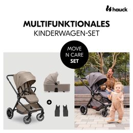 hauck Kinder Kombi-Kinderwagen "Move N Care Set", braun, Aluminium, Kunststoff, Polyester, Polyurethan, Kinderwagen, belastbar bis 22 kg