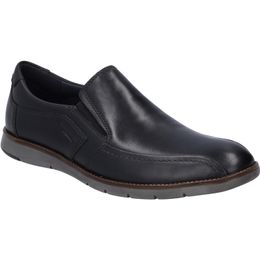 Josef Seibel Herren Slipper "Tyler 38, schwarz", Gr. 42schwarz, Obermaterial: 100% Rindsleder Leather cow., Schuhe
