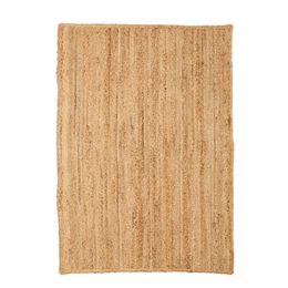 Teppich, B:120cm H:10mm L:170cm, beige, MyFlair M&Ouml;BEL & ACCESSOIRES, Jute, Wohnzimmer, Teppiche, "Lola", Juteteppich, Wendeteppich, handgeflochten,