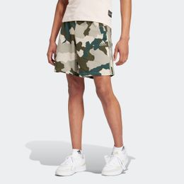 Herren Shorts "M CAMO SHRT", grün, Gr. S, adidas Sportswear, Obermaterial: 70% Baumwolle, 30% Polyester, Hosen