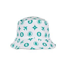 Cayler & Sons Trucker Cap CAYLER & SONS "Cayler & Sons Unisex L Voyage Reversible Bucket Hat", Damen, Gr. onesize, wei&szlig;, multicolor, 100% Polyester, Caps