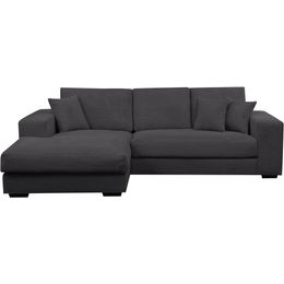 Ecksofa WERK2, B:286cm H:84cm T:184cm, grau, 90% Polyester, 10% Nylon, Wohnzimmer, Sofas, "Eden modern und zeitlos, geschmackvolles Sofa, Breite