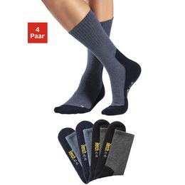 Bench. Herren Tennissocken, Gr. 43, blau, Baumwollmischung, uni und meliert, Socken, mit Fu&szlig;frottee