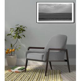 Sessel Home Affaire, B:72,5cm H:84cm T:78cm, grau, Samtoptik (100% Polyester);Luxus-Microfaser weich (100% Polyester);Struktur fein (100% Polyester),