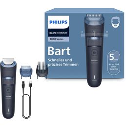 Philips Bartschneider "Serie 3000 BT3665/15", schwarz, B:19cm H:12cm T:6cm, Haarschneider, mit 40 einstellbaren Schnittlängen, inkl. Reinigungsbürste