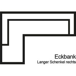 Essbank, B:197cm H:82cm T:265cm, braun, exxpo - SOFA FASHION, Luxus-Microfaser (100% Polyester), K&uuml;che, Sitzb&auml;nke, "Barista, bequem und elegant, hohe
