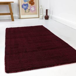 Teppich Esprit, B:80cm H:8mm L:400cm, rot, Polyester, Wohnzimmer, Teppiche, "Gil, ESP-39954, auch als L&auml;ufer erh&auml;ltlich", handgewebt, seidig