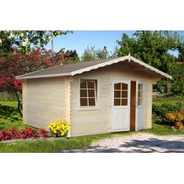 Gartenhaus Palmako, beige, Massivholz, Gartenh&auml;user, "Emma", 10,4 qm