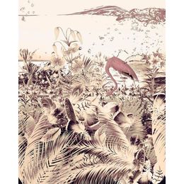 Komar Vliestapete "Digitaldruck Vlies - Fantasia Light - Gr&ouml;&szlig;e 200 x 250 cm", B/L: 200mm x 250mm, Rollen:, braun, Tapeten, Wohnzimmer, Schlafzimmer