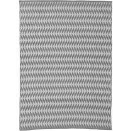 Teppich CarpetFine, B:160cm H:7mm L:230cm, grau, Polyester, Wohnzimmer, Teppiche, "Frida 203", Wendeteppich, 100% recyceltem Material (PET),