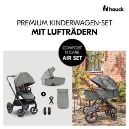 hauck Kinder Kombi-Kinderwagen "Comfort N Care Air", grau, Aluminium, Polyester, Kinderwagen, Belastbarkeit bis 22 kg