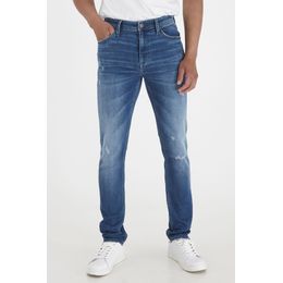 Blend Herren Skinny-fit-Jeans "Echo Multiflex", blau, Gr. 31, Abriebeffekte, Destroyed-Effekte, Denim/Jeans, Obermaterial: 89% Baumwolle, 8%
