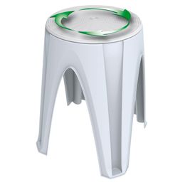 Dusch- und Badhocker Bischof, B:35cm H:45,5cm T:35cm, grau, Duschhocker, "Roto", Sitzfl&auml;che um 360 drehbar