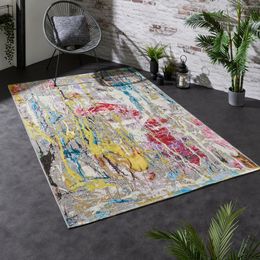 Teppich ANDIAMO, B:160cm H:3mm L:235cm, bunt, Obermaterial: 78% Polypropylen, 22% Polyester, Wohnzimmer, Teppiche, "Platana", modernes Design, In-