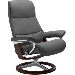 stressless "View" mit Signature Base, Gr&ouml;&szlig;e M,Gestell Braun