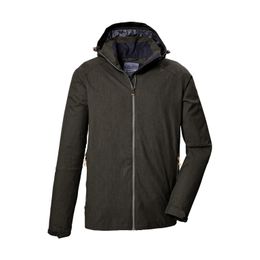 Killtec Herren Funktionsjacke "Romotos", braun, Gr. XL, Oberstoff: 100% Polyester, Futter: 100% Polyester, Jacken, Wind- u. wasserdichte Herrenjacke,