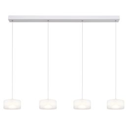 Globo LIGHTING LED Pendelleuchte "BELINDA", H: 150cm, 1 Stk.weiß, Leuchten, Hängelampe/Hängeleuchte/Wohnzimmer/Esstisch/elegant