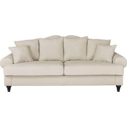 3,5-Sitzer Home Affaire, B:230cm H:95cm T:100cm, beige, Sofas, "WESTMINSTER", mit Federkern-Polsterung