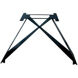 Tischbein Sit, B:119cm H:71,4cm T:56cm, schwarz, Metall, Tischbeine, Cross Base