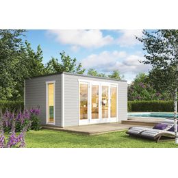 Gartenhaus Lasita Maja, grau, Holzwerkstoff, Gartenh&auml;user, "PALERMO 2"