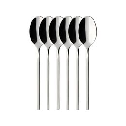 Villeroy & Boch VILLEROY & BOCH Besteck-Set "Espressol&ouml;ffel-Set 6tlg. NewWave 6er Set silber", 6 tlg., silber, Essbesteck-Sets