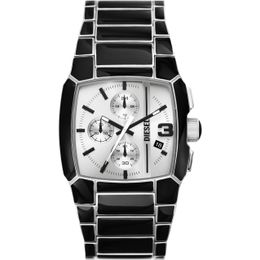 Diesel Kinder Chronograph "CLIFFHANGER", schwarz, Armbanduhren, Quarzuhr, Armbanduhr, Herrenuhr, Datum,Stoppfunktion, Edelstahlarmband