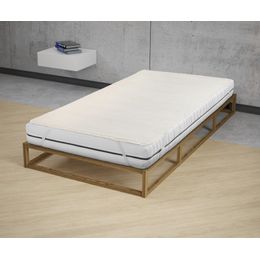 Matratzenauflage, B:160cm L:200cm, beige, BIBERNA SLEEP & PROTECT, Bezug: 100% Baumwolle, Matratzenzubeh&ouml;r, "Molton-Matratzenauflage "Premium