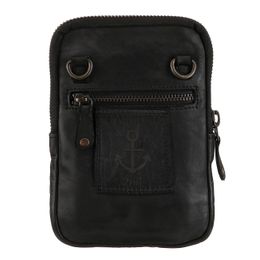 Harbour 2nd Damen Mini Bag "Benita", grau, Leder, Taschen, aus griffigem Leder mit typischen Marken-Anker-Label