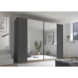 Schwebet&uuml;renschrank STAUD, B:270cm H:222cm T:68cm, schwarz, Holzwerkstoff, Schr&auml;nke, "Sonett 120 G, Made in Germany", mit vier verschiedenen